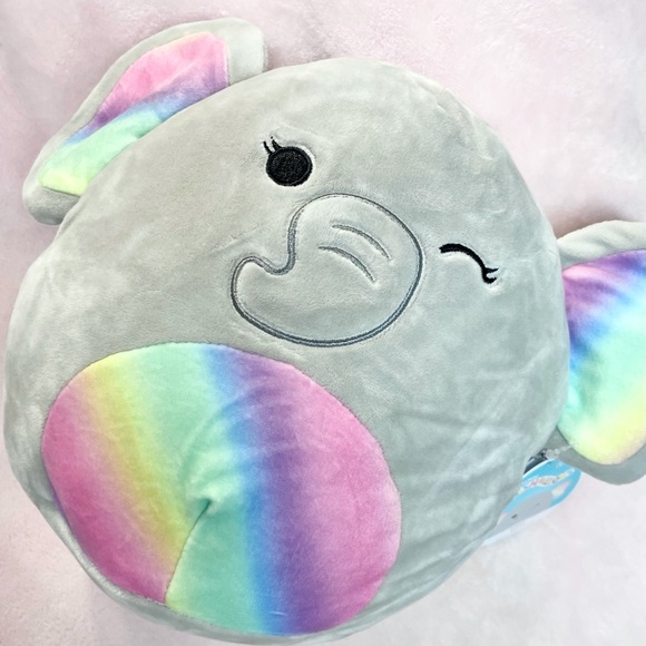 Squishmallows | Other | Mila The Elephant Squishmallow 8 Rainbow Pride ...